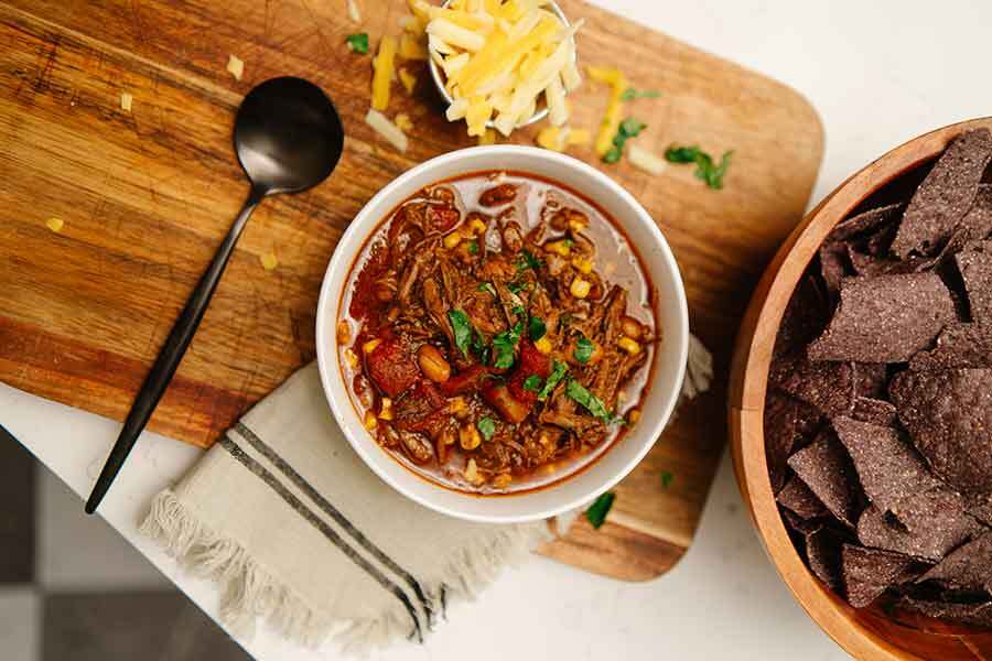 Slow Cooker Southwest Shredded Beef - Beehive Meals
